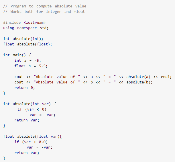 Compile Time Polymorphism Vs Runtime Polymorphism